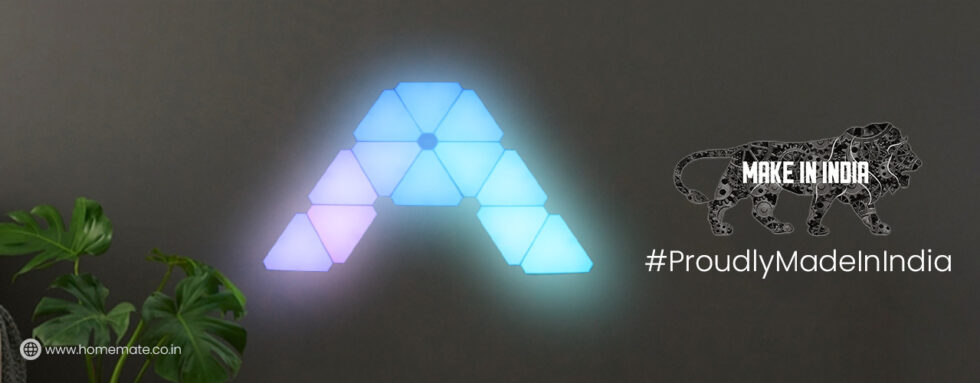 Get this Homemate Smart Triangle RGB Panel From HomeMate