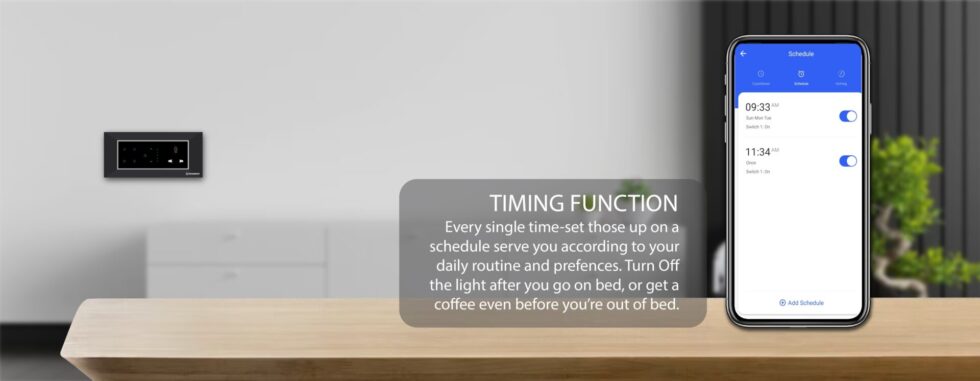 Smart Wi-Fi Two-Way Touch Switch in India - Homemate