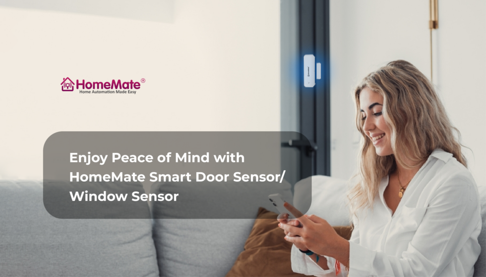 Peace of Mind with our Smart Door Sensor/Window Sensor